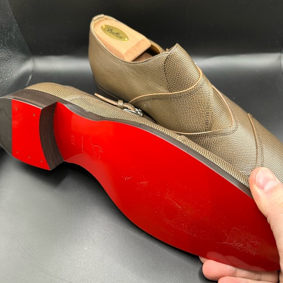 Christian Louboutin | Shoes | Christian Louboutin Midbrown Single Monk ...